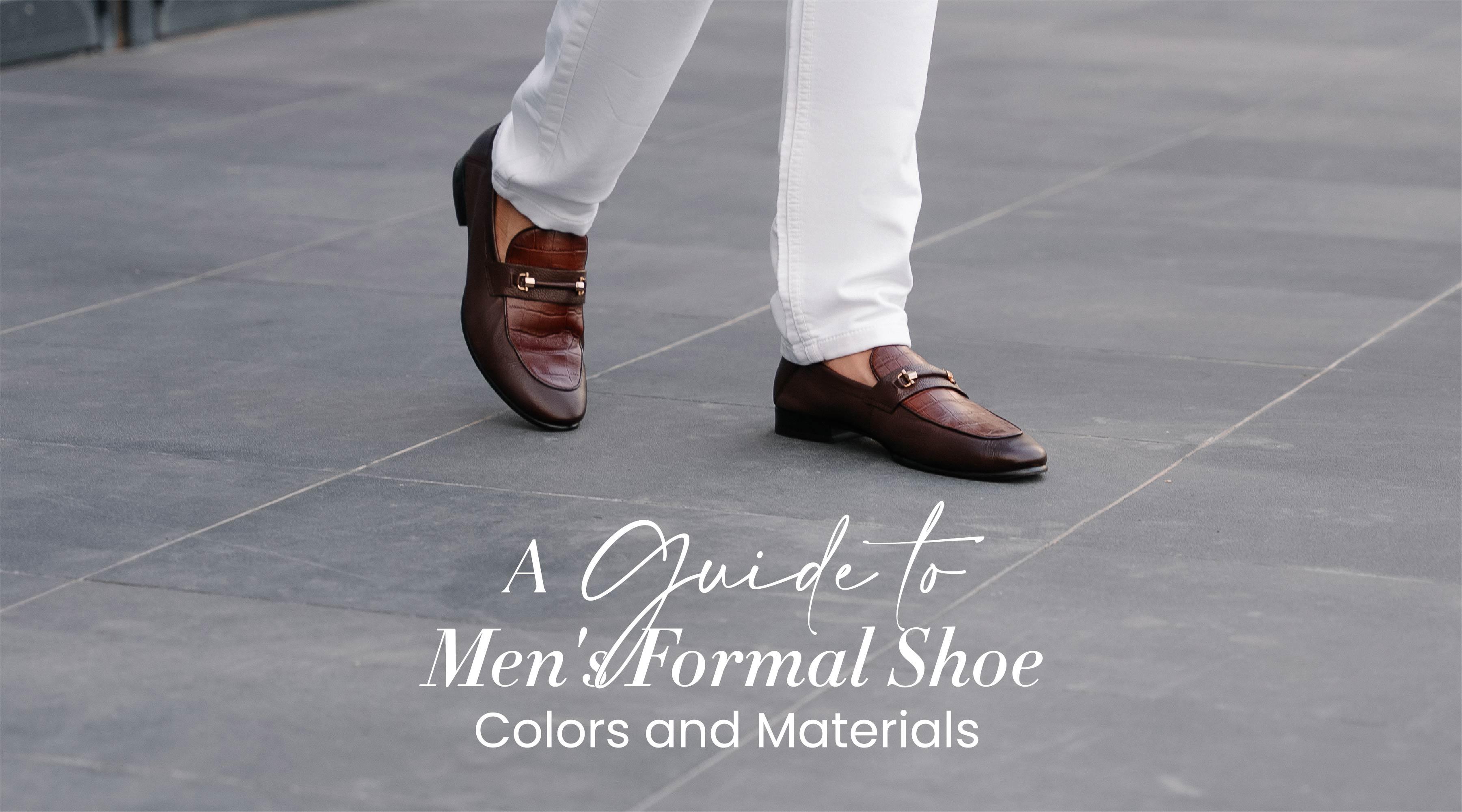 A Guide to Men's Formal Shoe Colors and Materials – LOGO